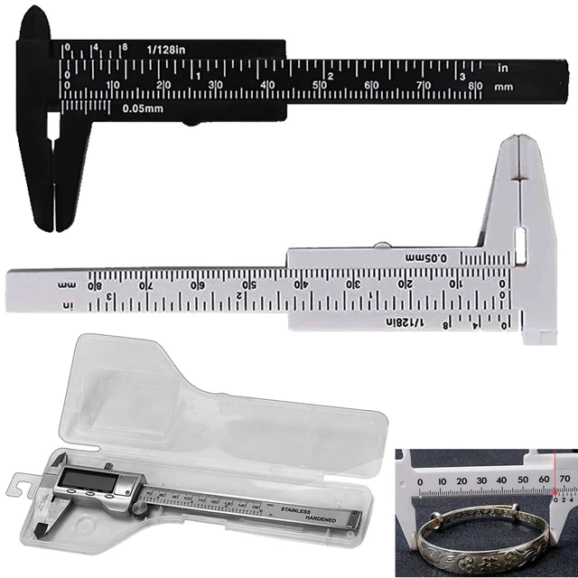 SCALA VERNIER IN plastica,Calibro a corsoio in plastica,Mini Calibro a ...