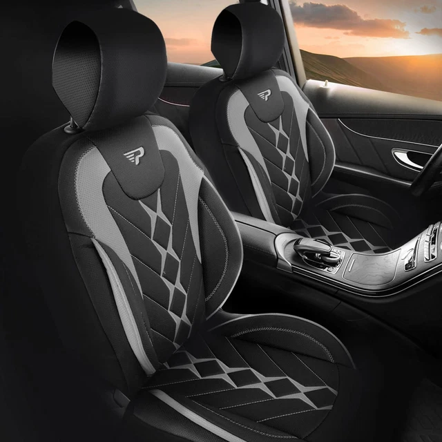 HOUSSES DE SIÈGE Compatibles Pour NISSAN Note TEXAS (1+1) Noir Gris EUR 187,25 - PicClick FR