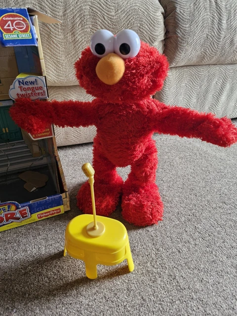 FISHER PRICE ELMO Rare Elmo Live Interactive Talking Doll Sesame Street ...