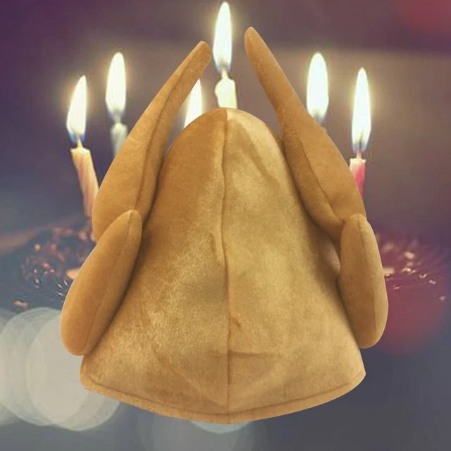 FUNNY TURKEY HAT Headwear Headdress for Thanksgiving Day Christmas ...