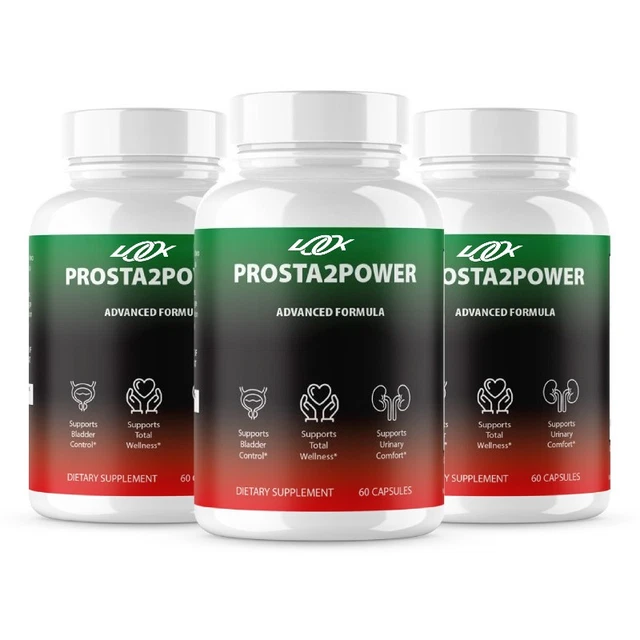 (3 PACK) PROSTA2POWER Capsules Male Vitality Performance Pills (180 ...
