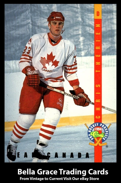 1994 CLASSIC PRO Hockey Prospects Chris Therien #IA6 Canada Ice ...