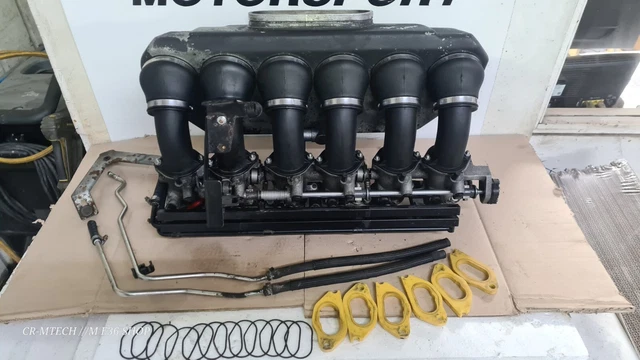 BMW E36 M3 3.0 S50B30 ITB's Intake Throttle bodies plenum injectors TPS ...