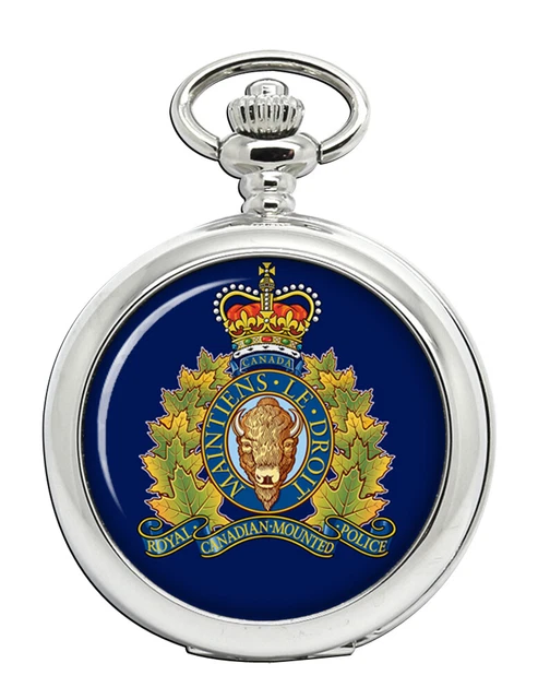 RCMP ROYAL CANADIAN Mounted Police Pocket Watch £24.99 - PicClick UK