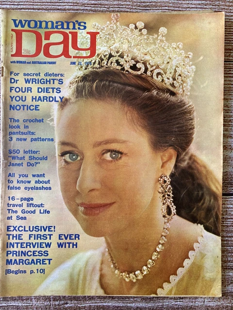 WOMAN’S DAY MAGAZINE June 22 1970 ~ Princess Margaret Cover $15.00 ...