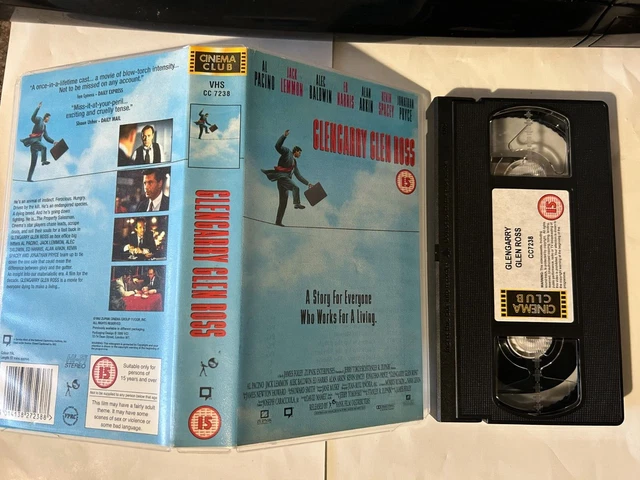 GLENGARRY GLEN ROSS {Vhs} Pacino, Spacey, Jack Lemmon, Alec Baldwin, Ed ...
