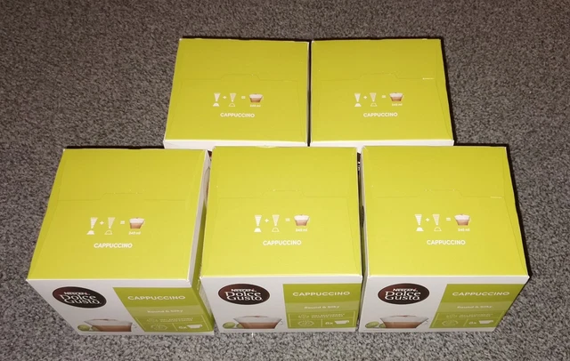 NESCAFE DOLCE GUSTO Coffee Pods 5 Boxes 8, 40 Pods Cappuccino Best 31 ...