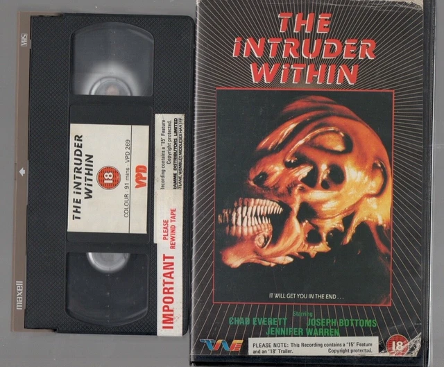 THE INTRUDER WITHIN ~Chad Everett~ **Rare Uk Big Box Vhs Rental Video ...