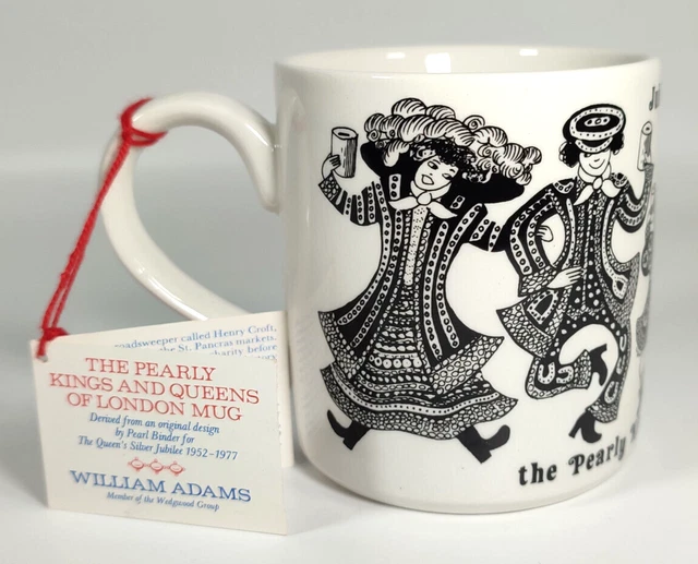 ADAMS ROYAL SILVER Jubilee Mug 1977 The Pearly Kings & Queens of London ...
