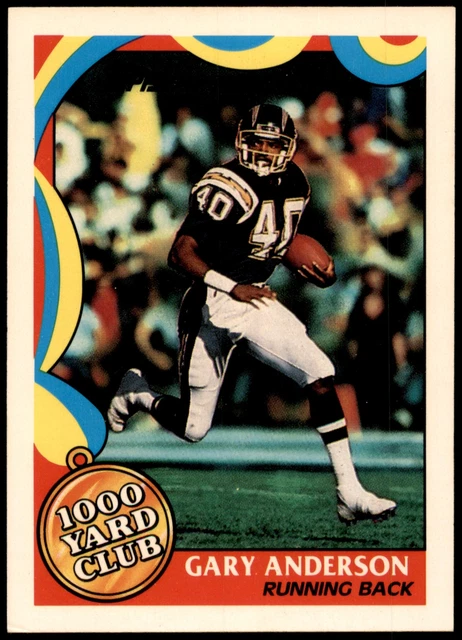 CLUB GARY ANDERSON #13 1989 Topps 1000 yards EUR 1,67 - PicClick FR