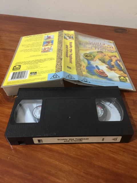 SCRUFFY THE TUGBOAT and friends vhs movie 1990 australian a golden book ...