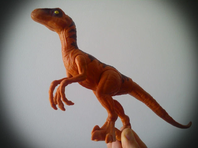 MATTEL JURASSIC WORLD 12 " Velociraptor Dinosaur - Brown Raptor ...