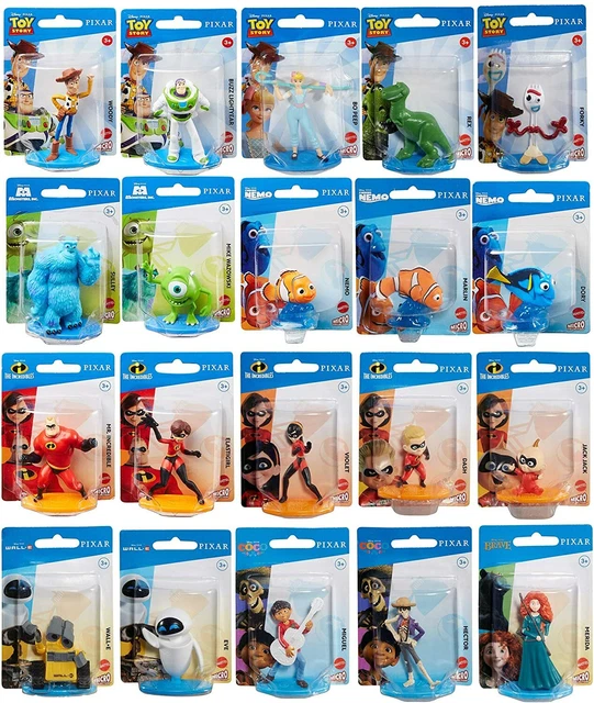 MATTEL DISNEY PIXAR 2,5" Micro - Mini Figuren Toy Story Monsters Nemo ...