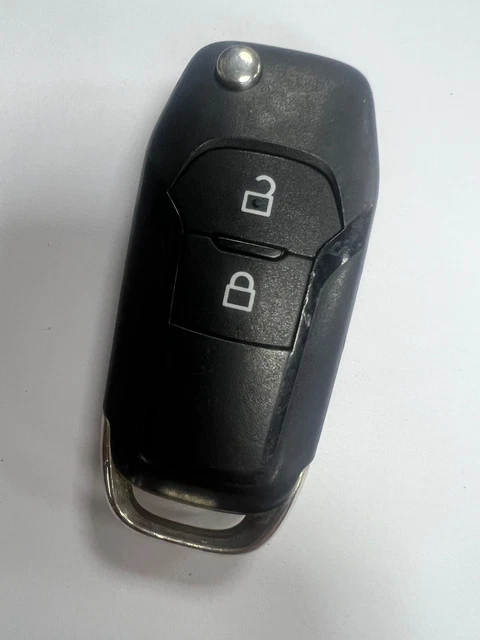 GENUINE FORD 2 Button Remote Flip Key Fob Fiesta Etc Tested Eb3T-15K601 ...