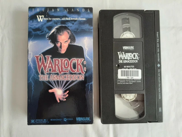 WARLOCK: ARMAGEDDON (VHS, 1993) VTG Horror Cassette Tape Julian Sands ...
