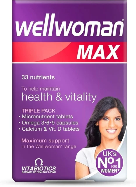 VITABIOTICS - WELLWOMAN Max - 84 Tabs/Caps £14.77 - PicClick UK