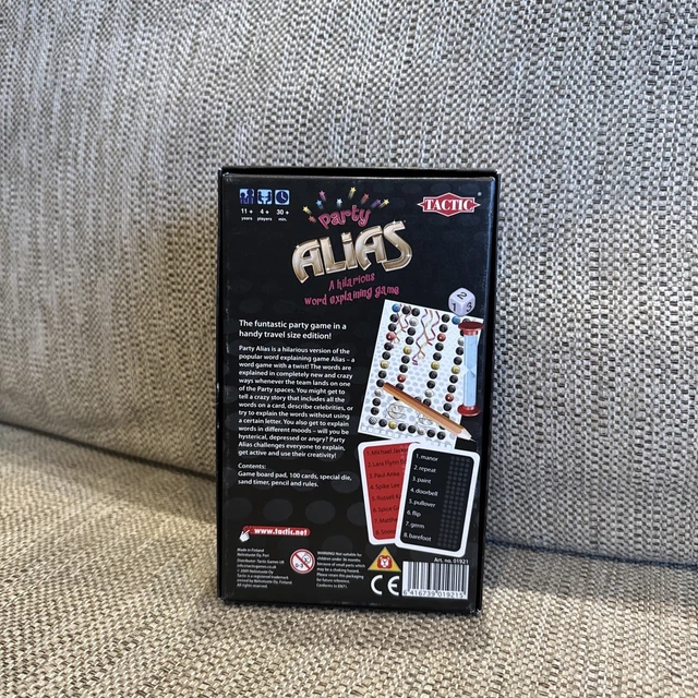 PARTY ALIAS TRAVEL Size Game By Tactic - Hilarious Word Explaining Game ...
