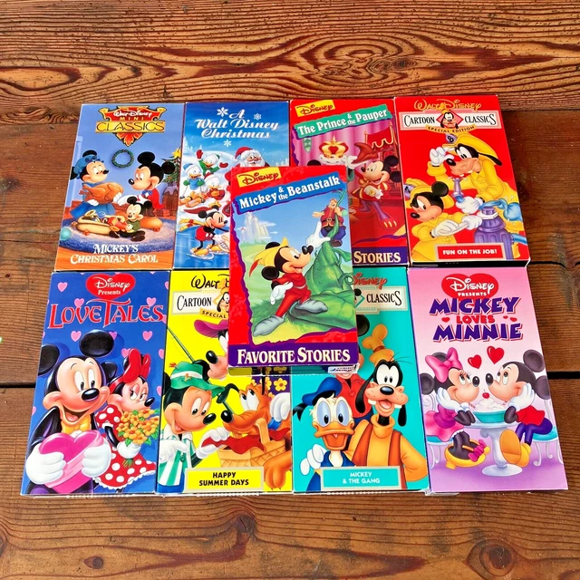 WALT DISNEY CARTOON Classics VHS Video Cassette Tape Lot £32.29 ...