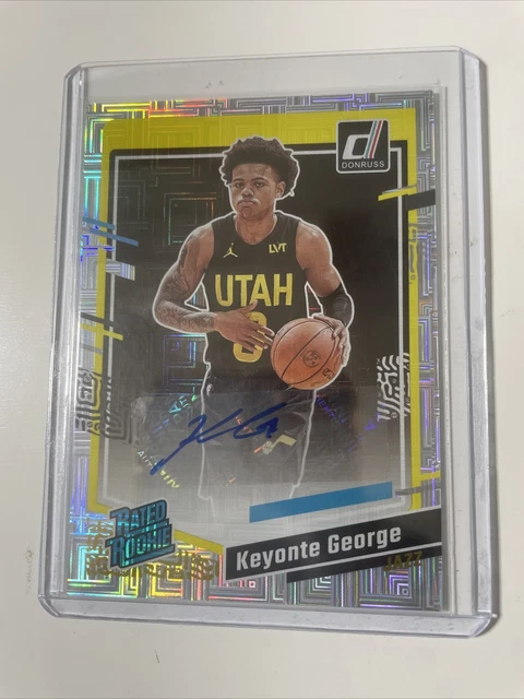 2023-24 PANINI DONRUSS Keyonte George RC Rated Rookie Choice Prizm Auto SP EUR 17,01 - PicClick FR