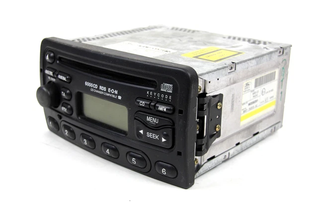 ORIGINAL FORD AUTORADIO 6000 CD RDS mit CODE Focus Mondeo Fiesta ...