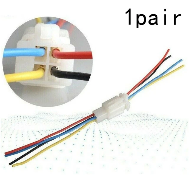 AUTOMOBILE CONNECTEUR VOITURE Moto lectrique Prise Socket-Kit 2/3/4 Pin Neuf EUR 4,93 - PicClick FR