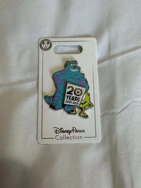 RARE NEW MONSTERS Inc. 20 Years Anniversary Walt Disney World Parks Pin ...