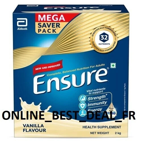 ENSURE COMPLETE, BALANCED Nutrition Drink For Adults 2 kg , Vanilla ...