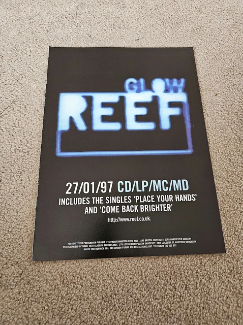 FPOT391 MAGAZINE ADVERT 12X9" Reef : Glow £8.99 - PicClick UK