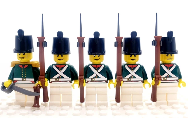 RUSSIAN LINE INFANTRY Soldiers Napoleonic Wars made with real LEGO ...