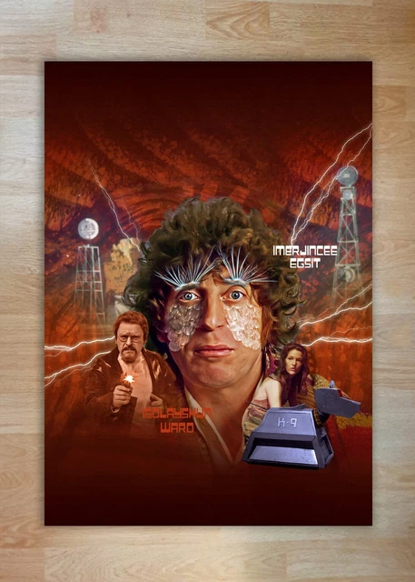DOCTOR WHO 4TH Fourth Doctor Classic The Invisible Enemy A3 Exclusive ...