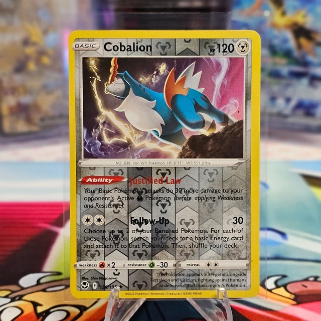 COBALION - 126/195 - Silver Tempest - Pokemon TCG - Reverse Holo - NM £ ...