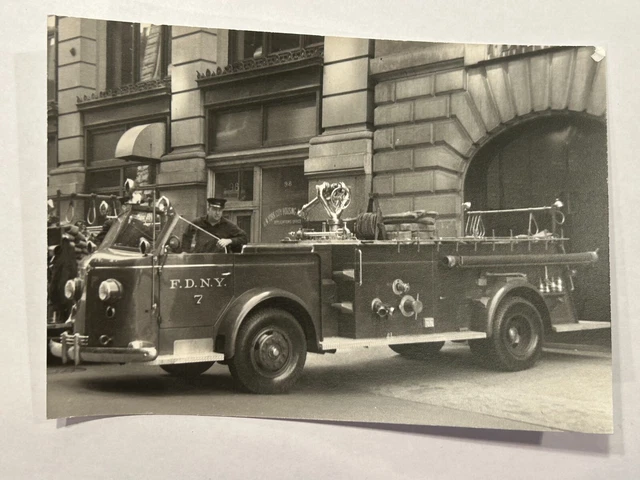 FDNY ENGINE 7 1947 American La France pumper Fire Apparatus Photo A54 ...