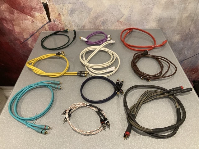 HIFI HANGAR ‘TWEEKER Pack’ 10 Assorted Hifi Stereo Interconnects listed ...