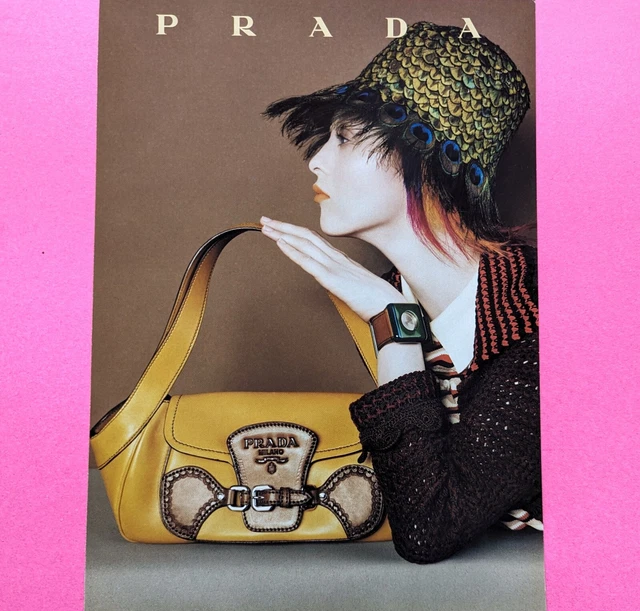 MAGAZINE ORIGINAL PRINT AD -D/S Page Paris PRADA Handbag $18.00 ...