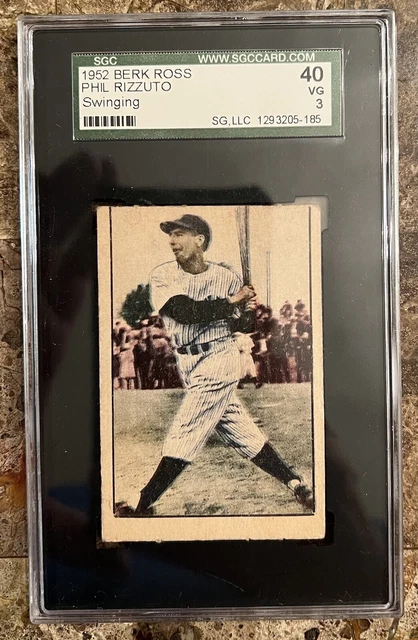 1952 BERK ROSS Phil Rizzuto Swinging SGC 3 bon état EUR 9,25 - PicClick FR