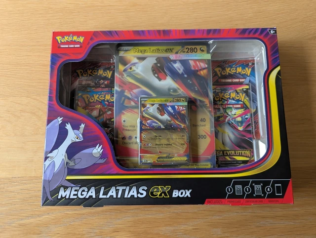 POKÉMON TCG: MEGA Evolution : Mega Latias ex Collection Box New Sealed ...