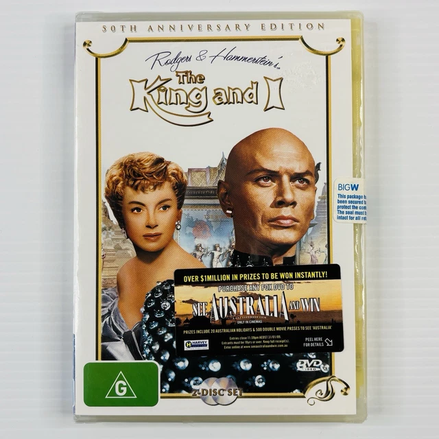THE KING AND I DVD 50th Anniversary Edition Brand New Sealed R4 PAL ...
