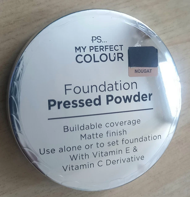P.S. MY PERFECT Colour Foundation Pressed Powder Matte Finish - NOUGAT ...