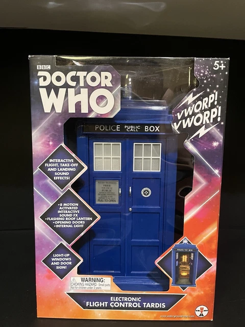 DOCTOR WHO FIGURE Twelfth 12th Electronic Flight Control Tardis toy 5 ...