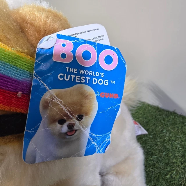 GUND BOO THE World's Cutest Dog Soft Plush Puppy Toy Exercise Boo 22cm ...