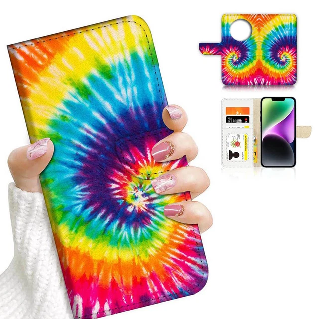 ( FOR OPTUS X Pro 5G 2024 model) Flip Case Cover PH26049 Tie Dye $13.99 ...