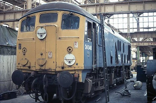 ORIGINAL COLOUR SLIDE of 24046 BR class 24 diesel loco £4.99 - PicClick UK