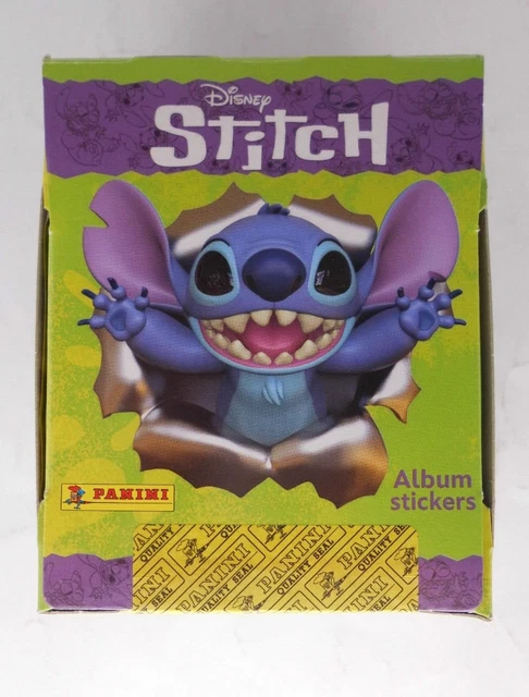 FULL SEALED BOX (36 packets) Panini Disney Stitch Stickers Collection £ ...