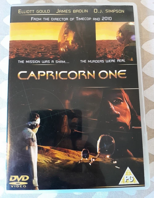CAPRICORN ONE MOVIE DVD (2004) PAL R2 OJ Simpson Elliott Gould James ...