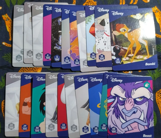 21 X DISNEY 100 Wonders Collector Cards 'DISNEY' Woolworth excellent ...