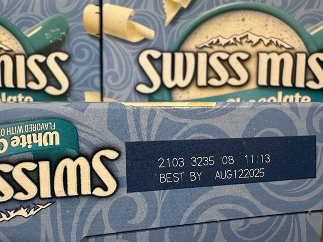 SWISS MISS WHITE Chocolate Hot Cocoa Drink Mix 3 Boxes 24 Packets BBD 8 ...