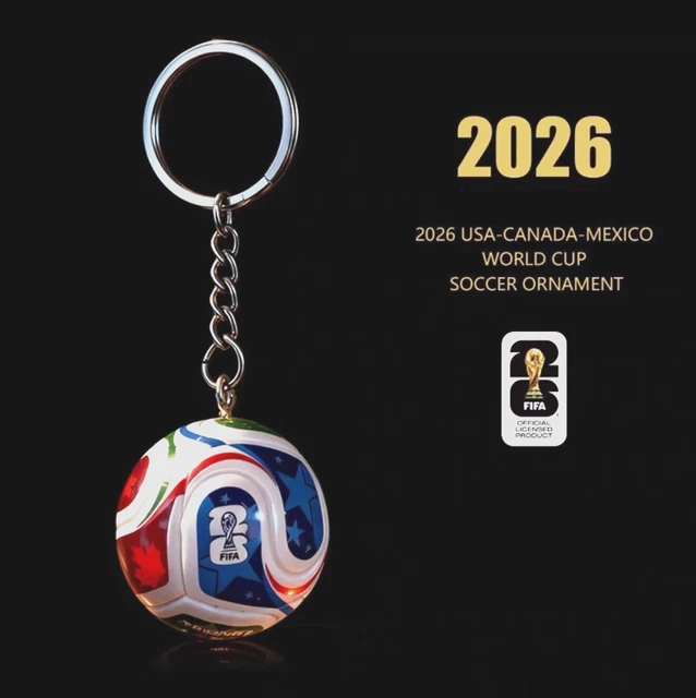 2026 FIFA WORLD Cup Keychain Mini football Pendant keyrings Souvenir ...