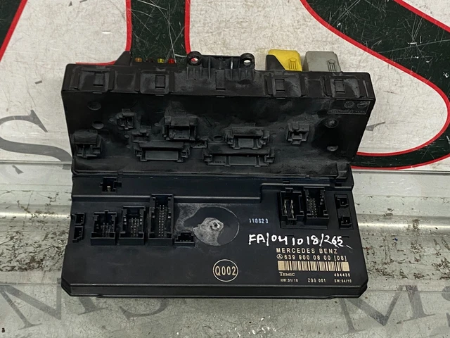 MERCEDES BENZ W639 Vito Sam Unit Fuse Box A6395450801 A6399000800 £180. ...