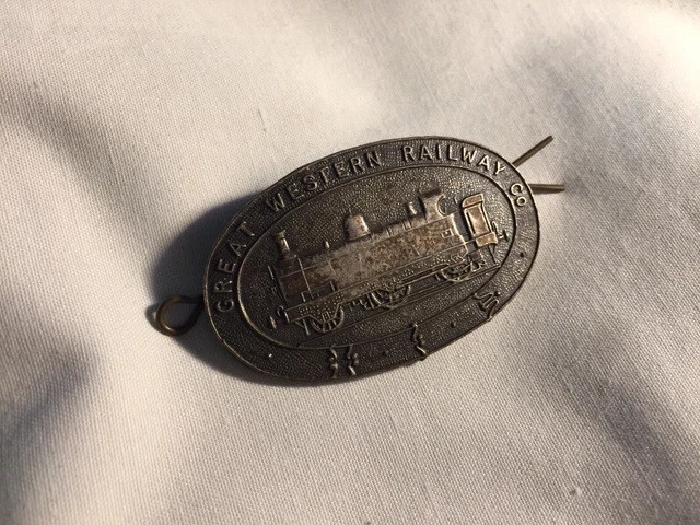 VINTAGE OLD GREAT Western Railway Workers GWR Metal Cap Badge £7.00 ...