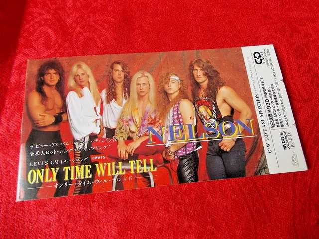NELSON ONLY TIME will tell / Japanese 3" mini CD single JAPAN / UK ...